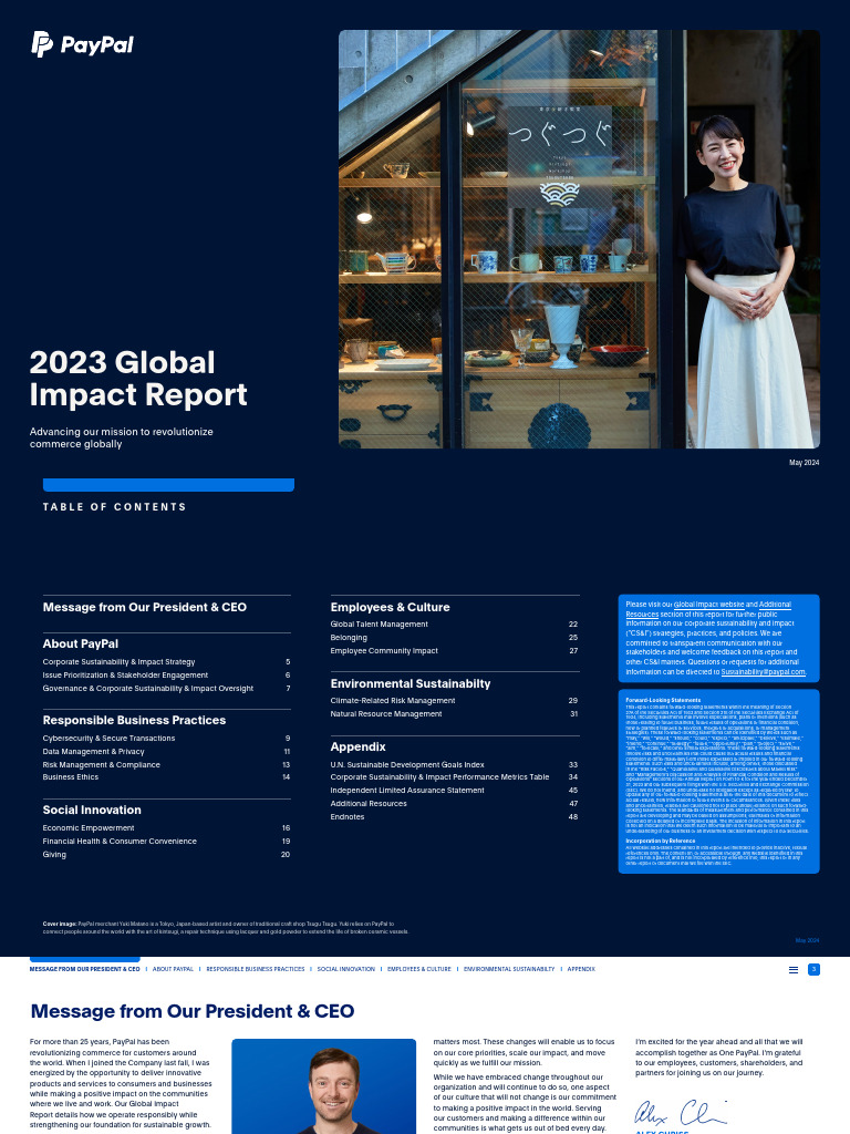 2023 PayPal Global Impact Report | PDF