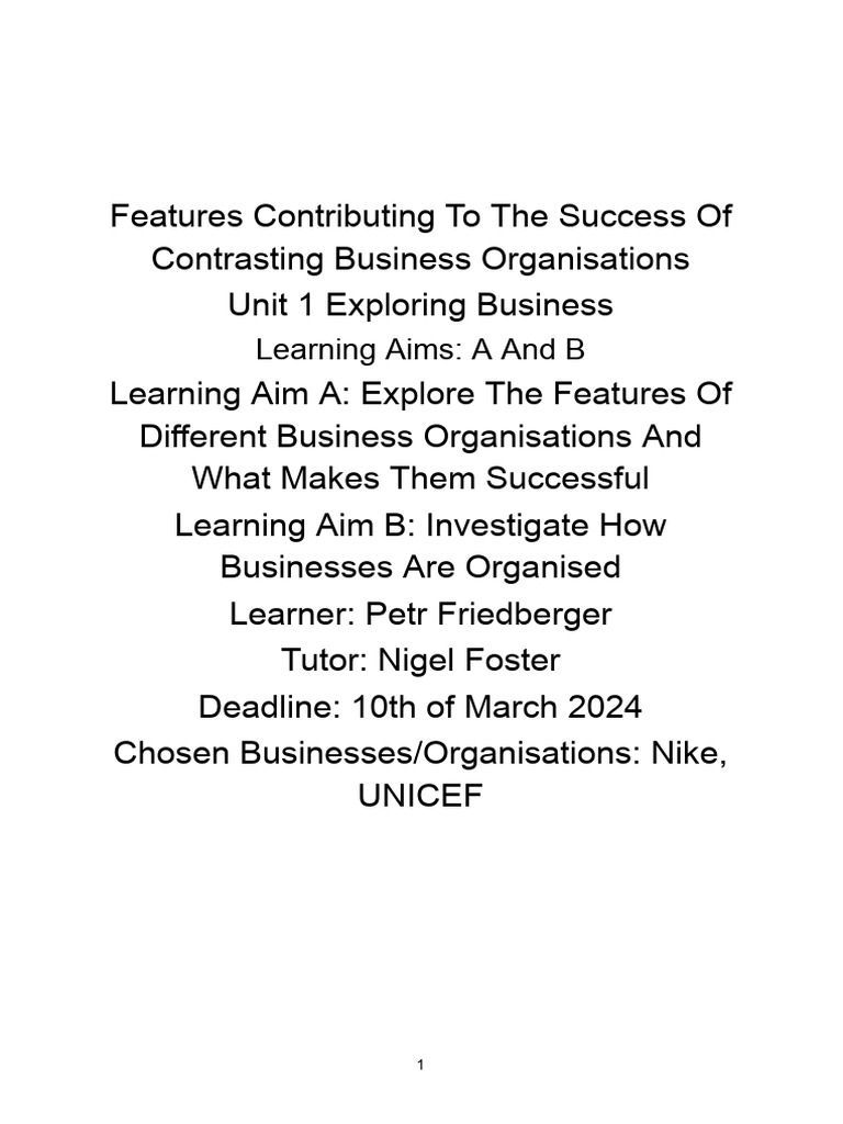 EXB Final Assignment - PITR | PDF