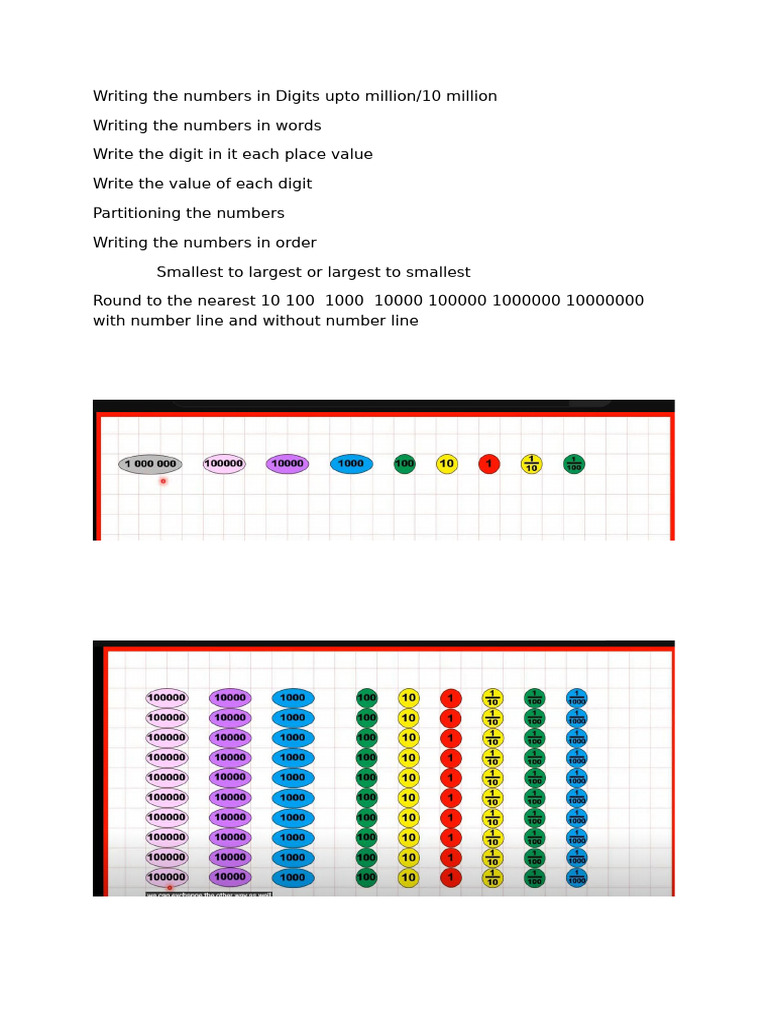 Topic Place Value | PDF