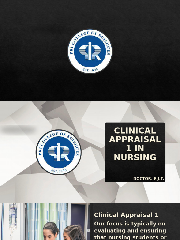 Competency Appraisal 1 Nursing | PDF