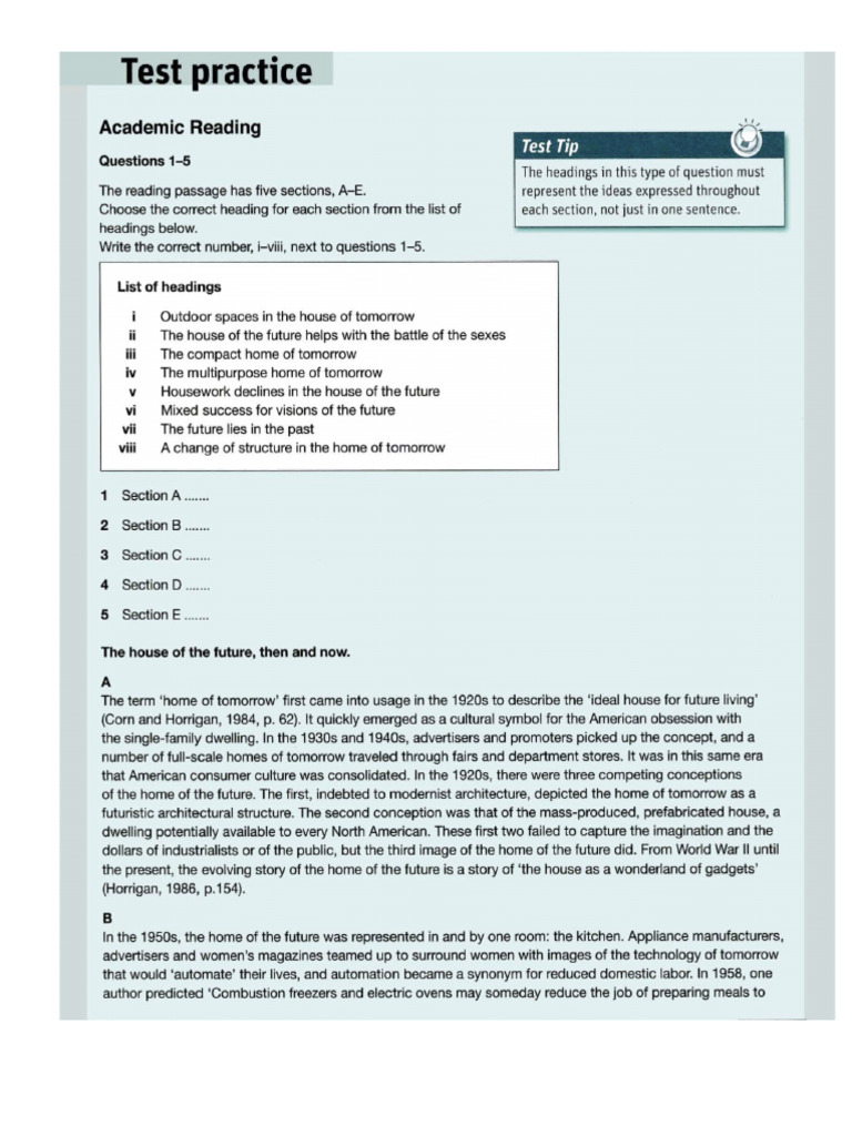 (Handout) Reading Practice C1+ | PDF
