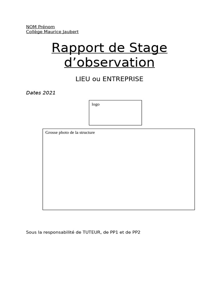 Plan Type Rapport | PDF