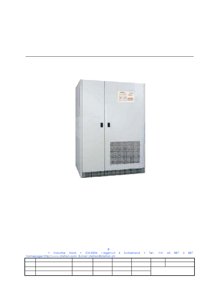 Instruction Manual - AC UPS | PDF