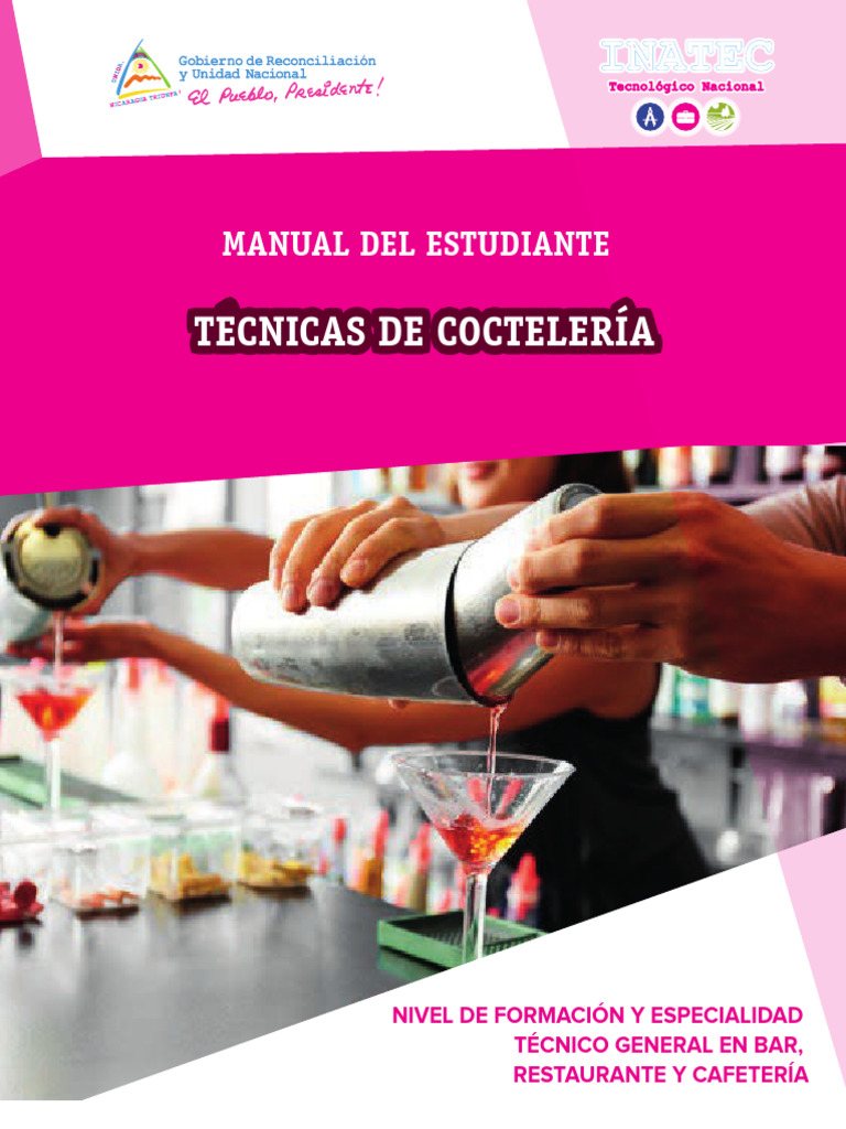 Manual Técnicas de Coctelería | PDF