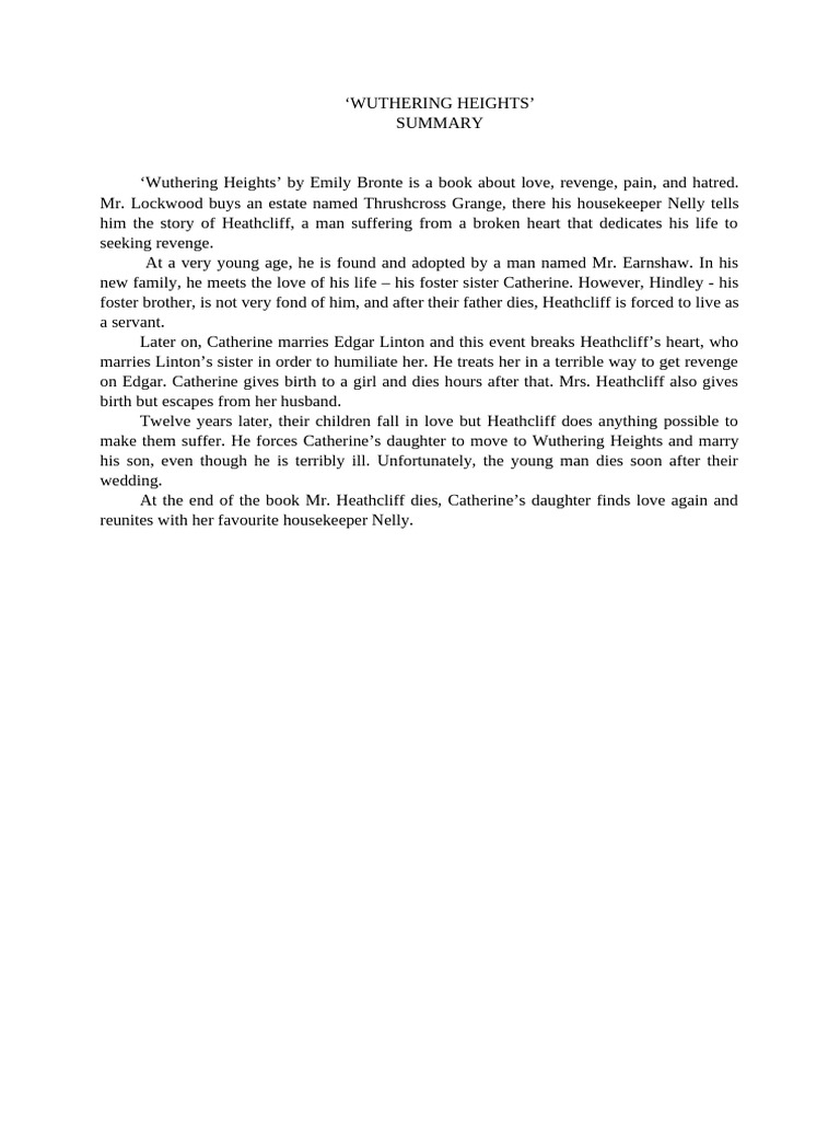 Wuthering Heights | PDF