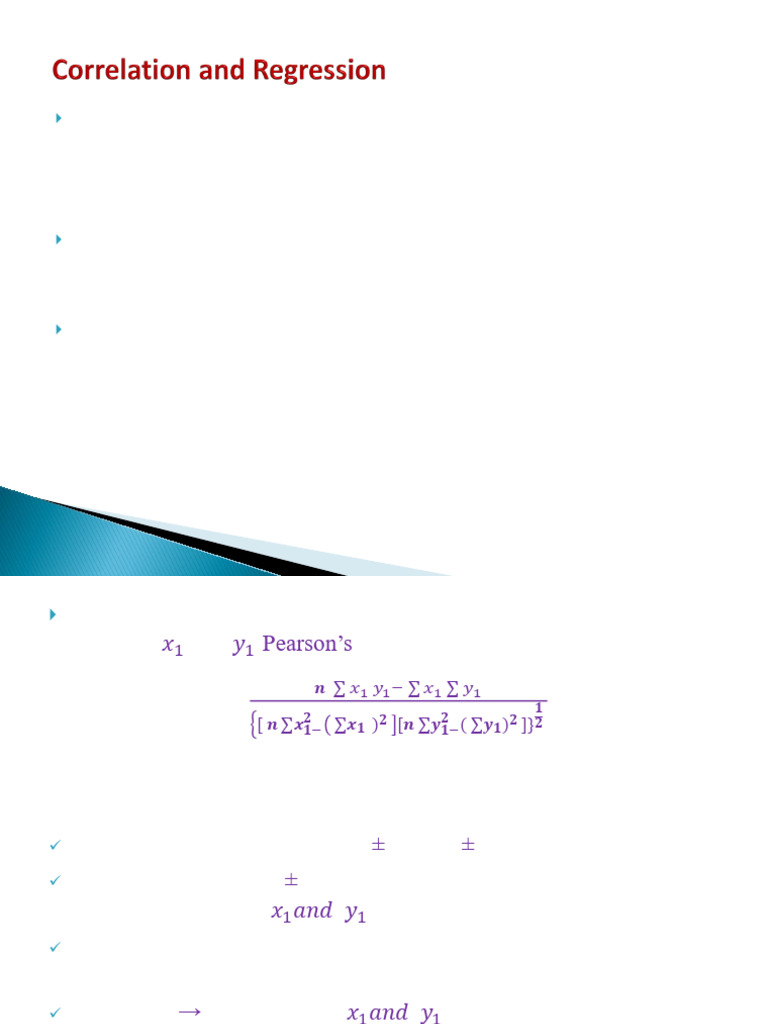 Correlation and Regression | PDF