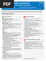 Bupa Cash Plan Benefits Overview | PDF | Patient | Psychotherapy