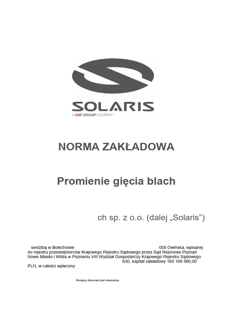 SN22-008-00F Promienie Gicia Blach | PDF