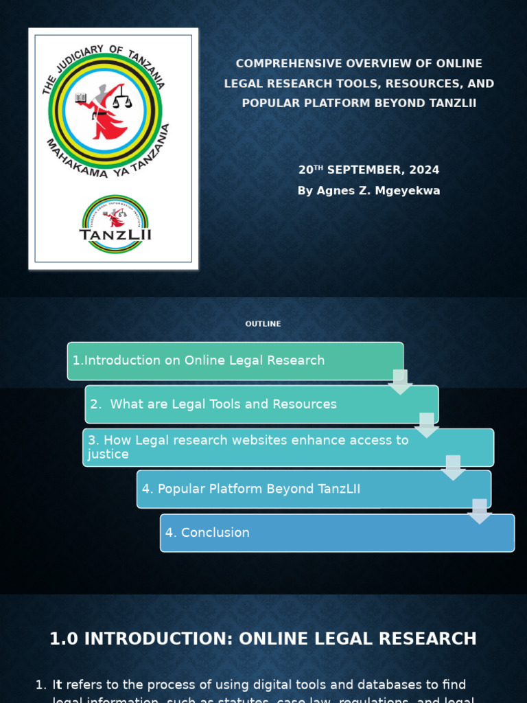 PPP - Comprehensive Overview of Online Legal Research Tools, Resources ...