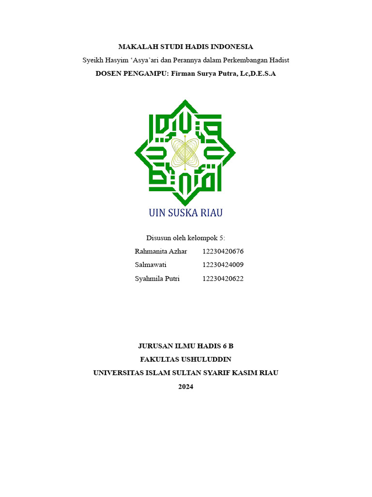 Makalah SHI | PDF