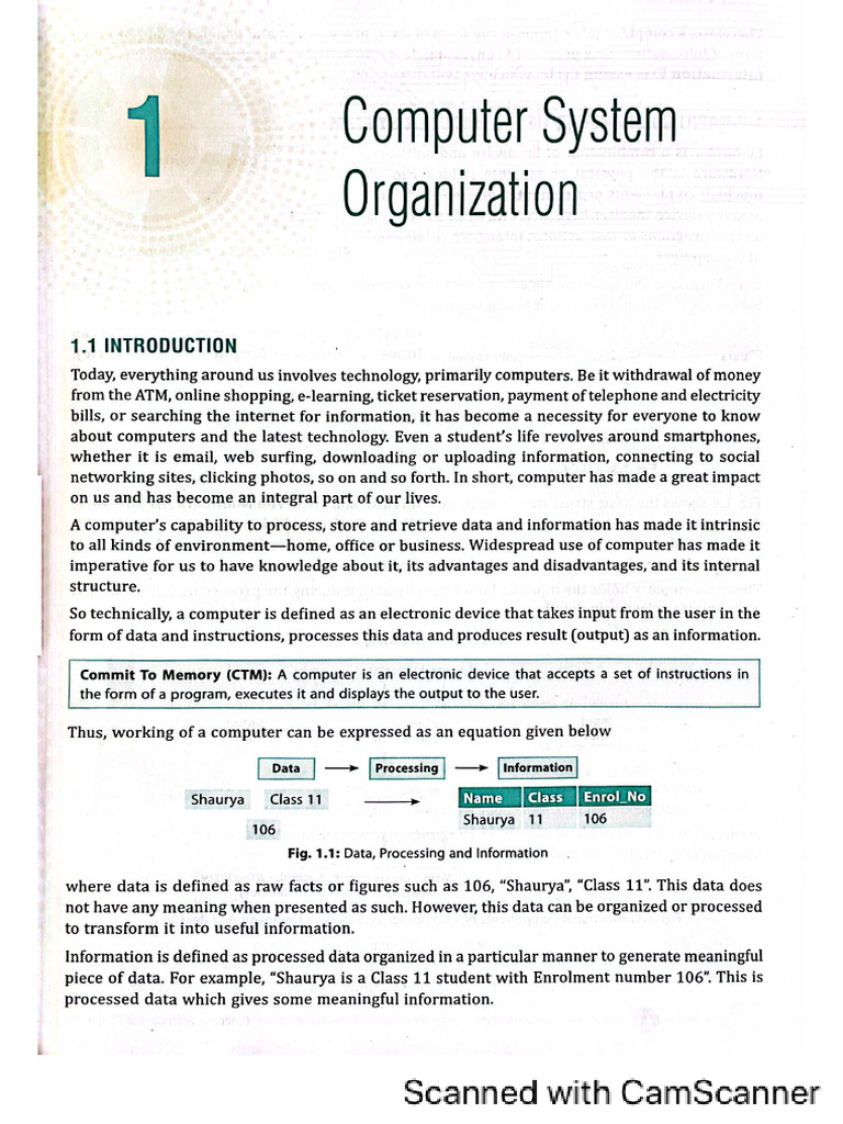 computer system organization | PDF