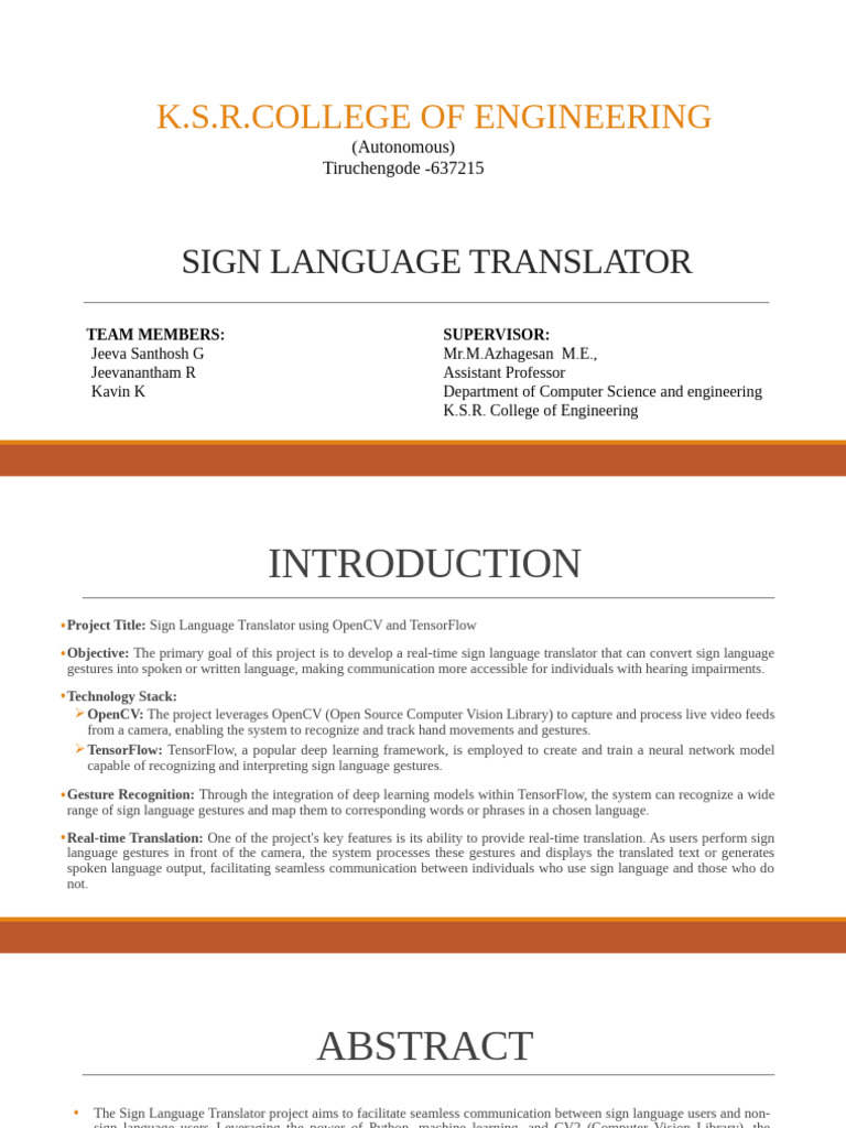 First Review Miniproject | PDF