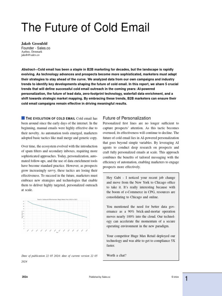 Sales Co Future Cold Email-3 | PDF