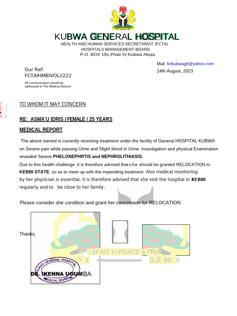 Asma'u Idris Report | PDF