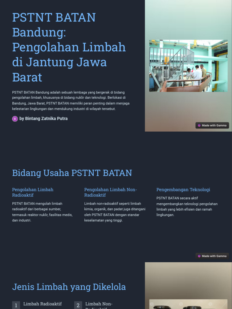 PSTNT-BATAN | PDF