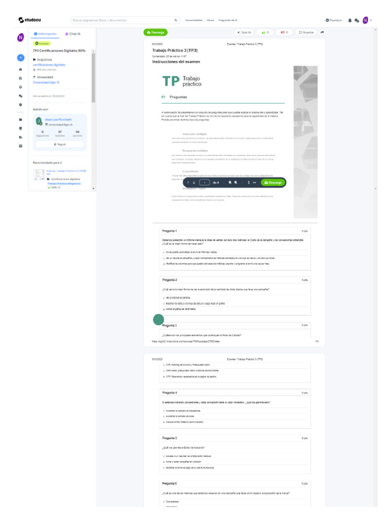 tp3 Certificaciones | PDF