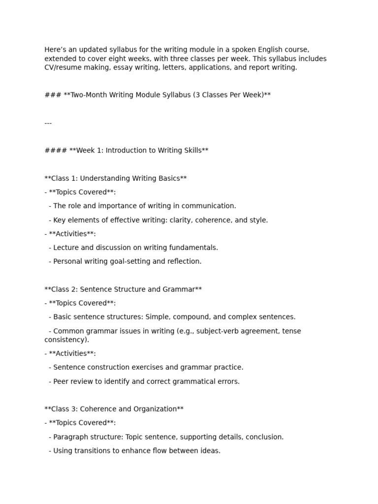 Writting | PDF