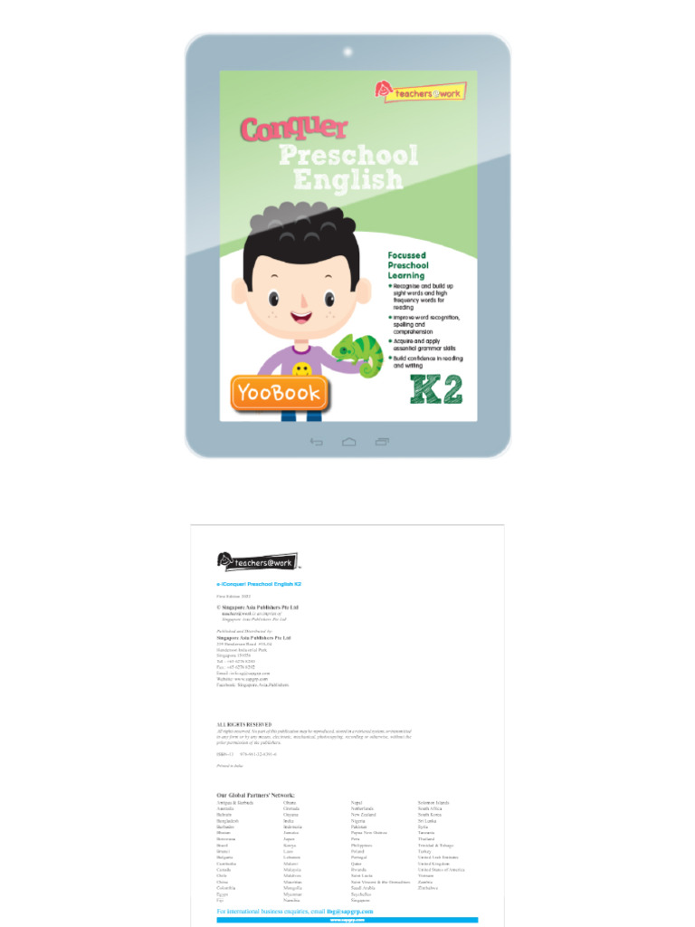 Conquer Preschool English K2 Combined | PDF