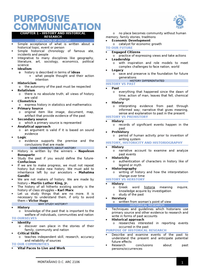 Purposive Communication | PDF