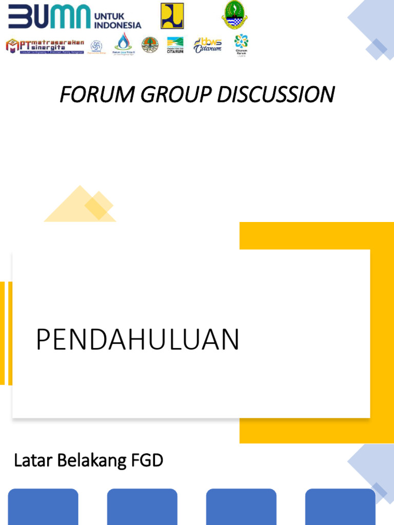 Paparan FGD Subdas Cikapundung | PDF
