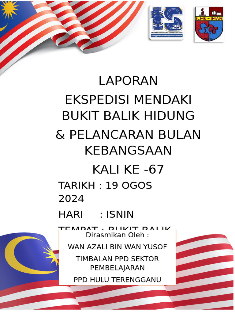 Laporan Aktiviti Hiking BBH 2024 | PDF