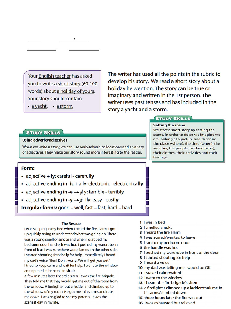 Writing Skills 9th Grade | PDF