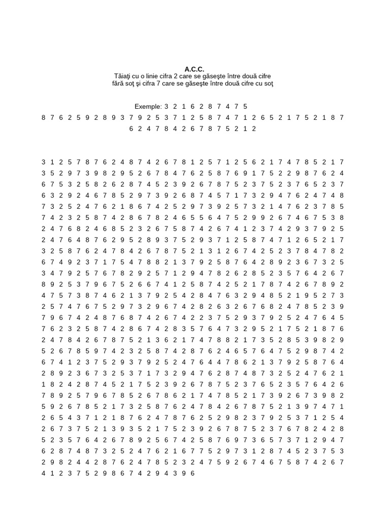 Foaie de Raspuns ACC | PDF