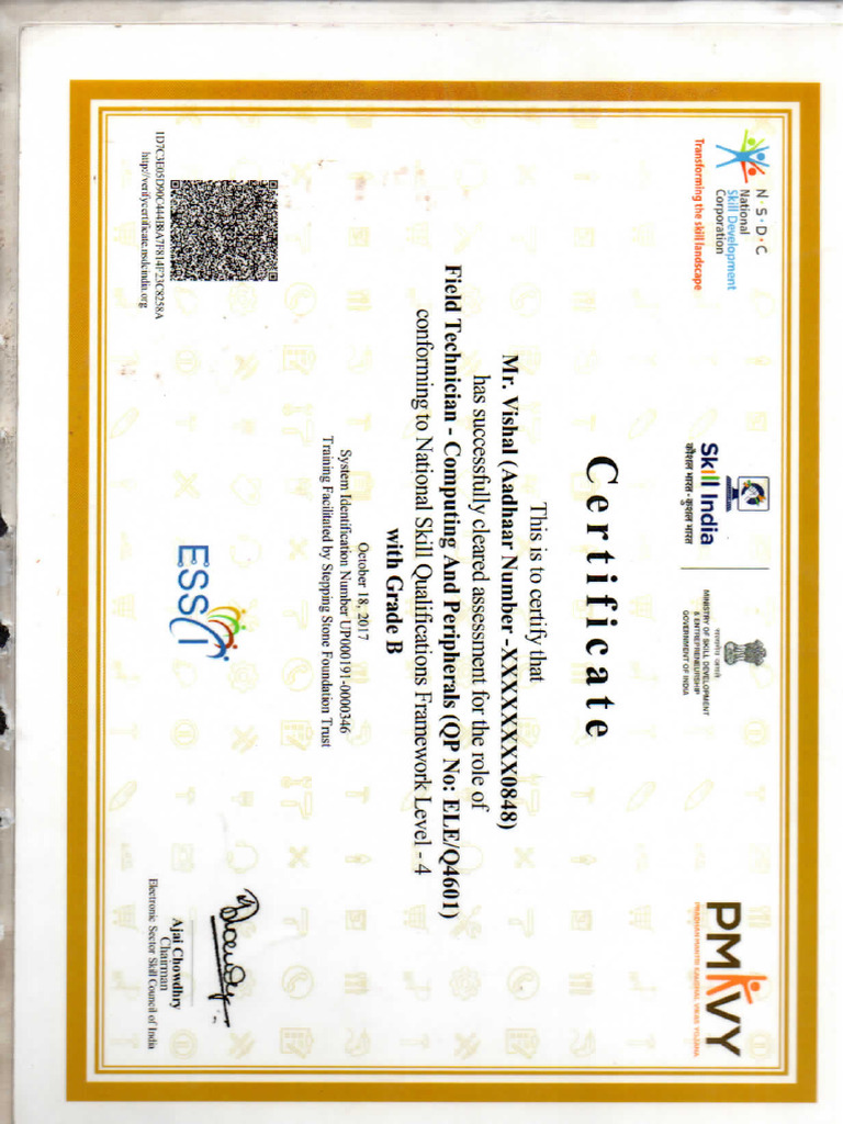 CERTIFICATE (2) | PDF