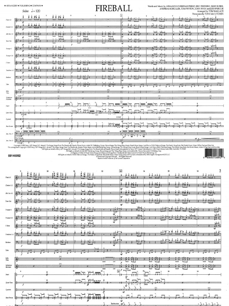 Fireball (Score and Parts) | PDF