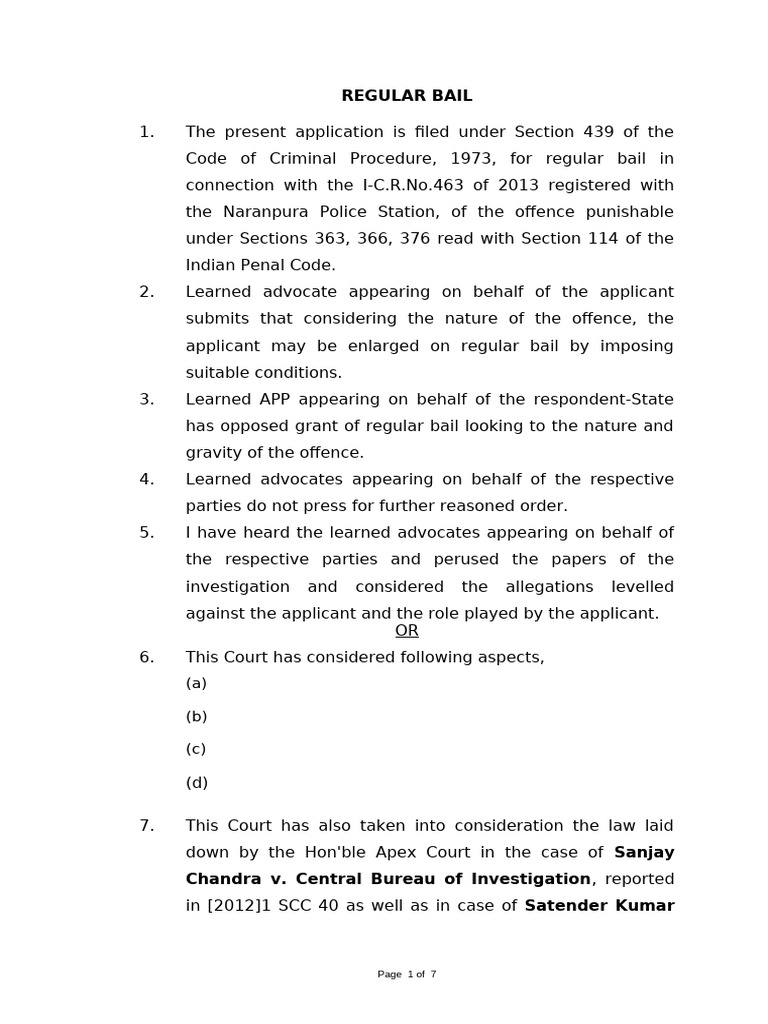 Bail Format 13695 | PDF