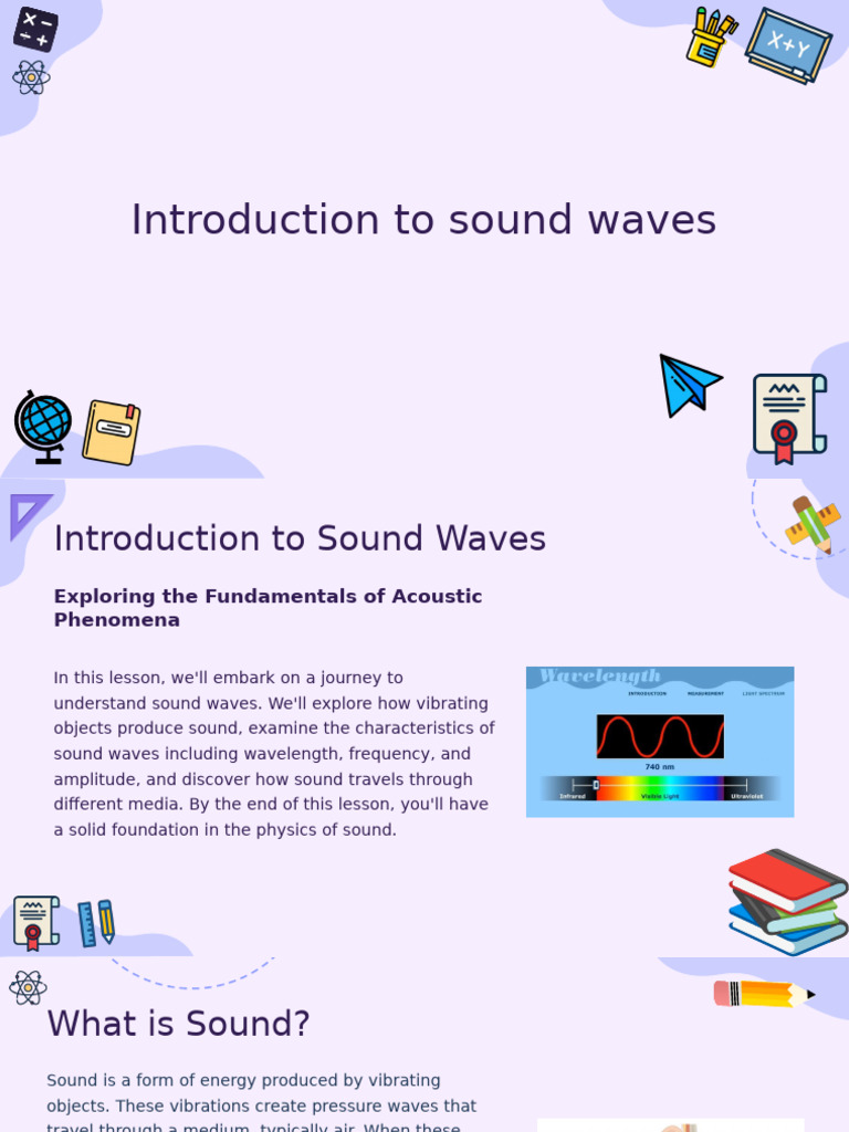 Lesson 13 Sound Off The Basics of Sound Waves | PDF