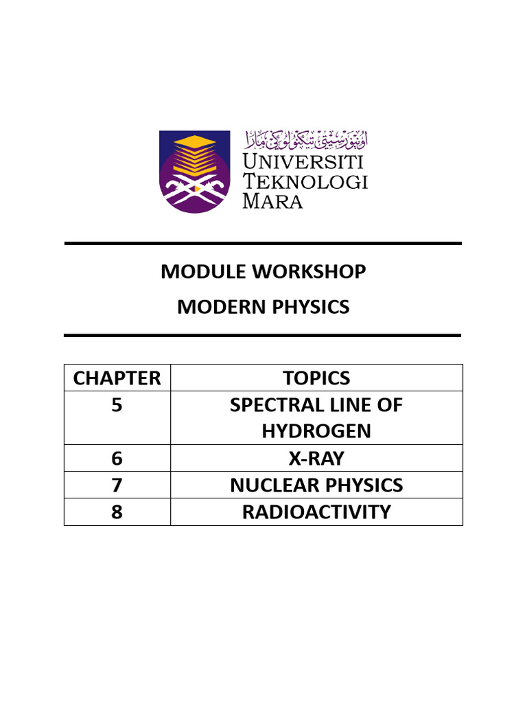 MODUL PHY310 20jun | PDF