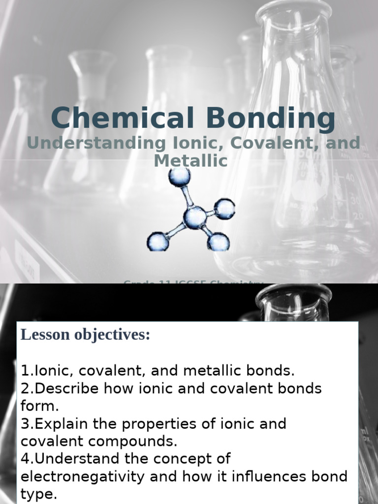 Types of Chemical Bonds | PDF