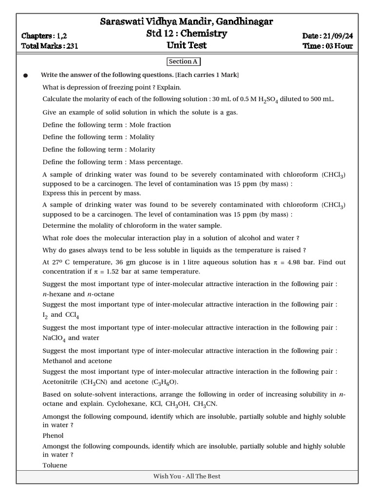 Chemistry CH 1 Full | PDF