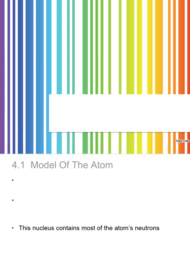 PHY 310 - Chapter 4.0 - Atomic Structure in An Atom - 13032019 (20192) | PDF