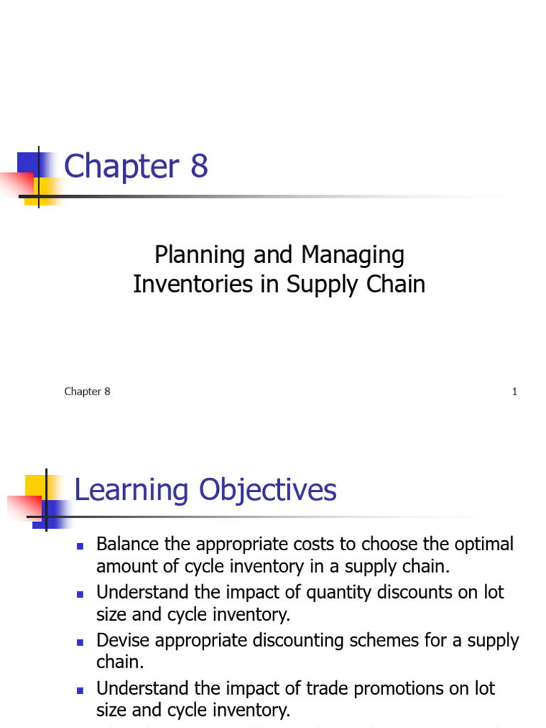 Ch08-Planning and Managing Inventories in Supply Chain | PDF