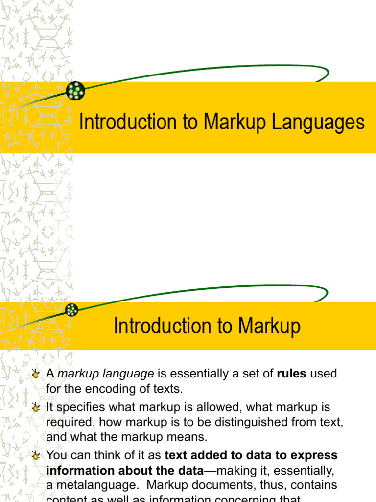 UT1 - Introduction To Markup Languages | PDF