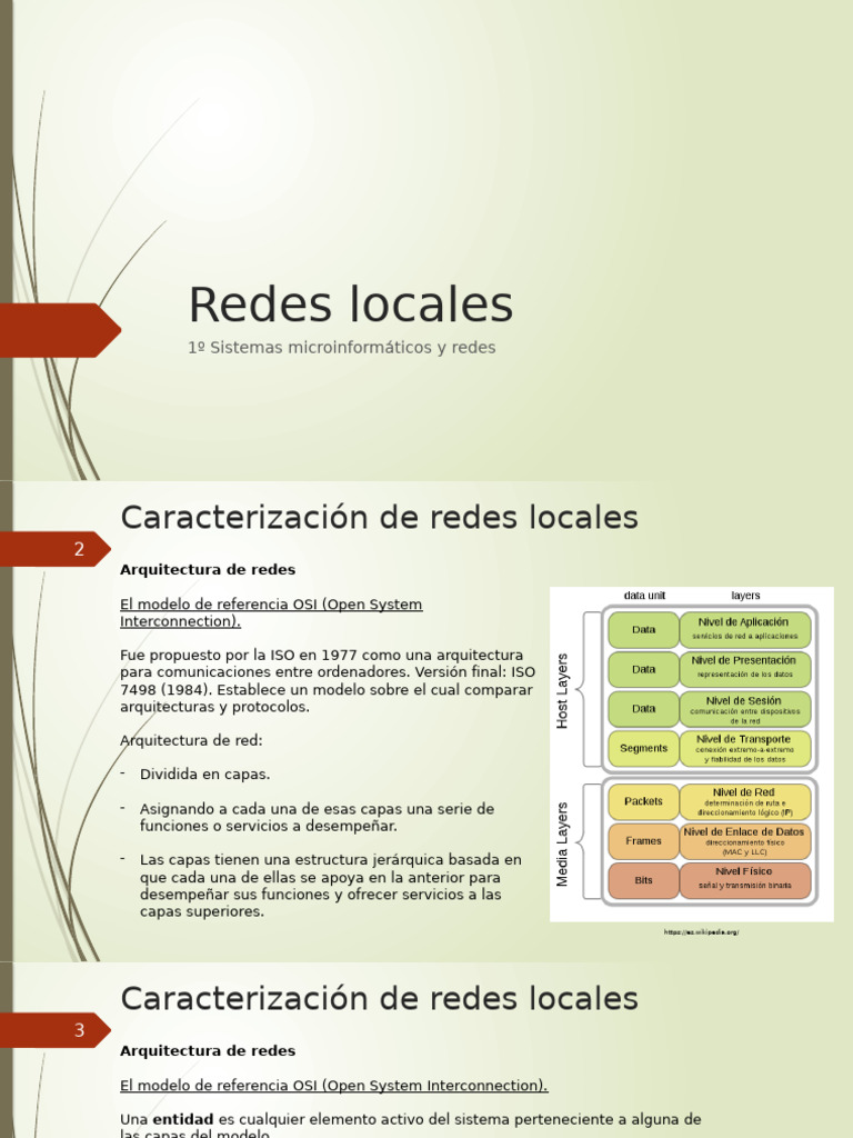 Redes Locales - Tema 2 | PDF | Protocolos de internet | Protocolo de Control de Transmisión