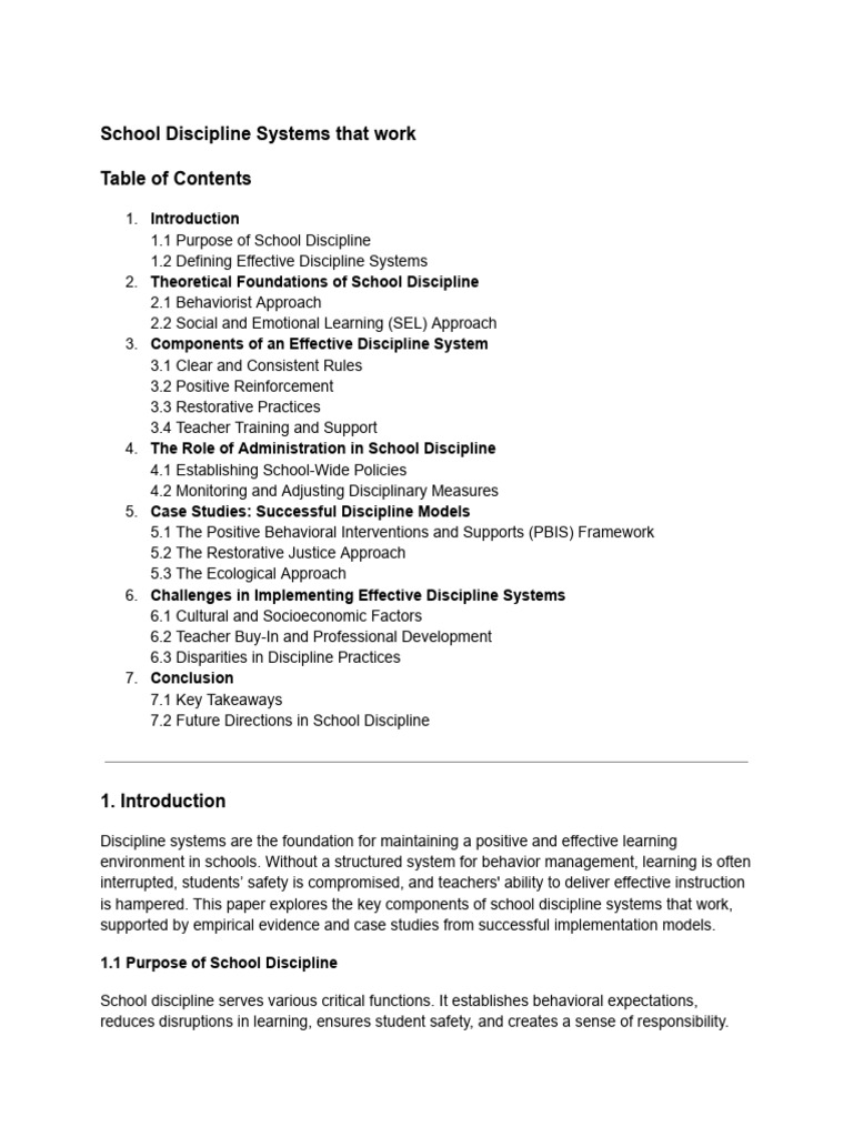 School Discipline Systems That Work | PDF | Disciplines | Reinforcement