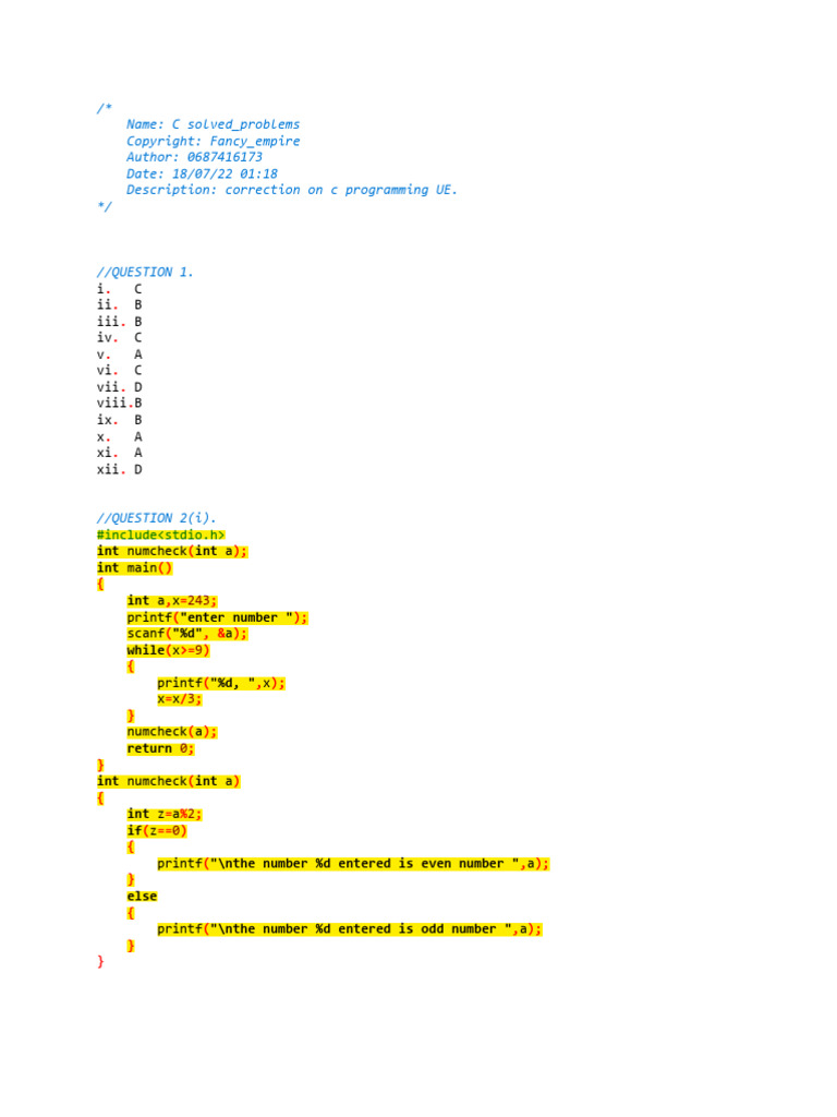 C_programming SE | PDF