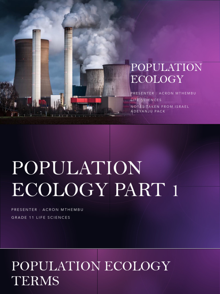 Population Ecology Grade 11 | PDF | Eusociality | Science & Mathematics