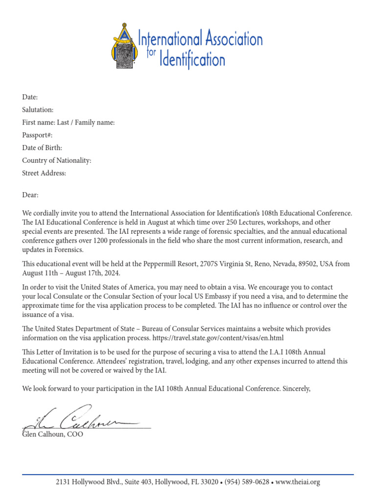 International Letter 2024 | PDF