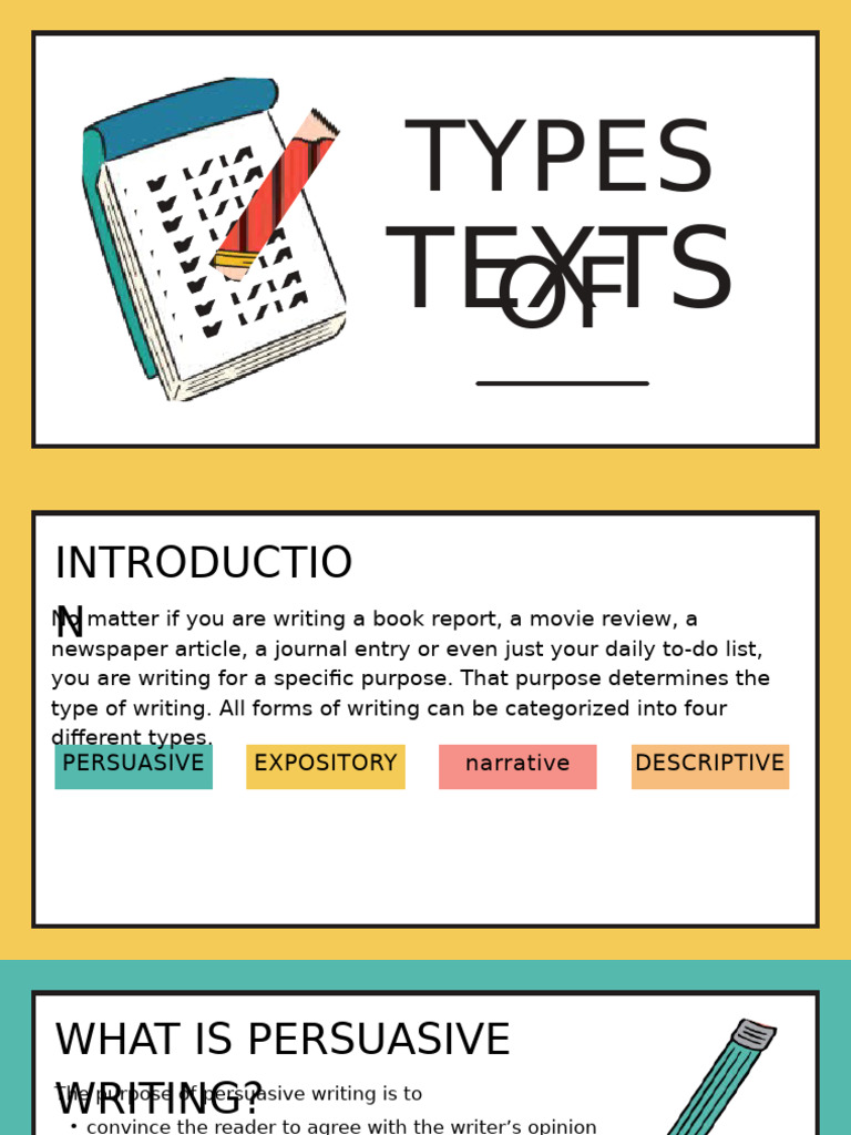 Text Types | PDF