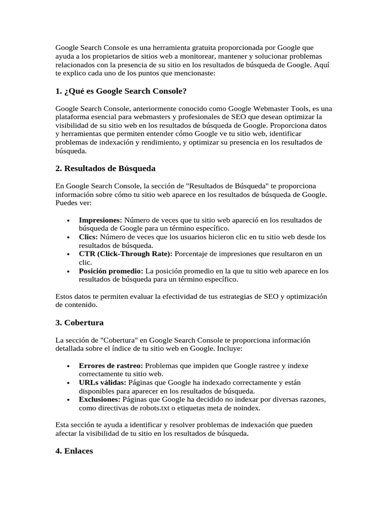 Google Search Console Pdf