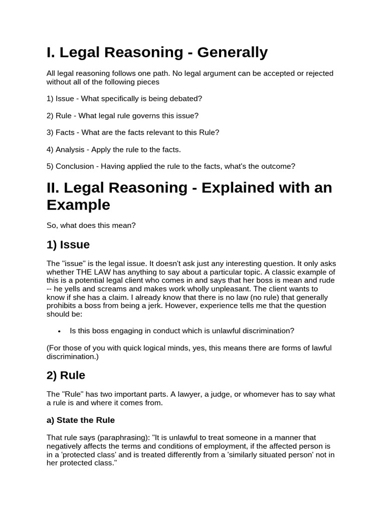 Legal Reasoning | PDF Legal Reasoning | PDF