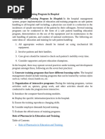 Hospital Pharmacy Layout and Design | PDF | Pharmacy | Medicinal Chemistry