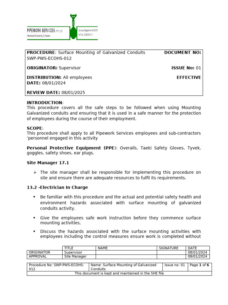 PWS Surface Mounting SWP | PDF