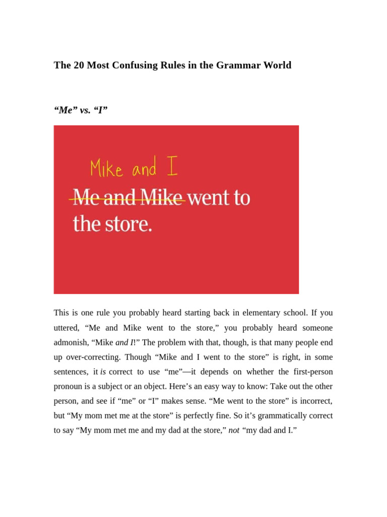 Confusing Grammar Rules Pdf