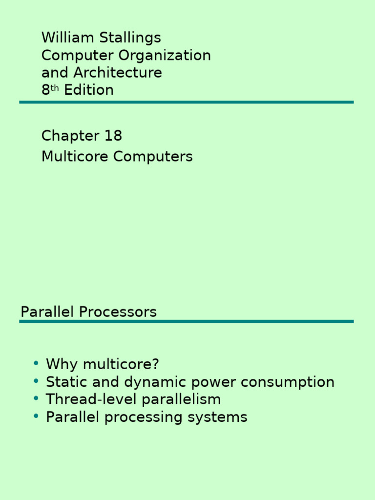 02 Multicore Computers | PDF