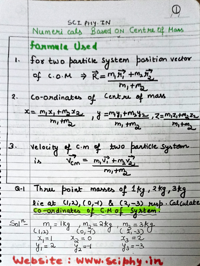 Rotational Motion (Numericals - Conceptual) | PDF